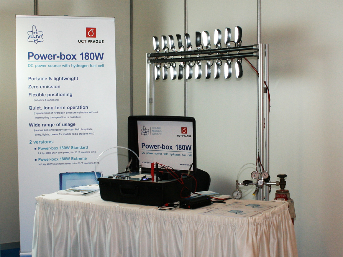 Náš prototyp POWER- BOX 180W na Světovém vodíkovém kongresu v Praze ...